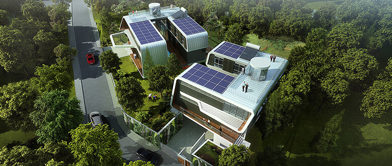 Kediaman Karbon Negatif - Creativehomex