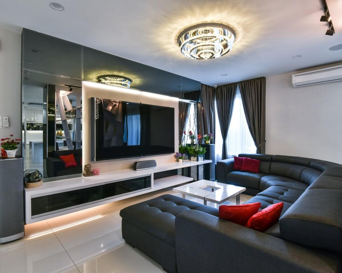Hide and Sleek: 7 Ways to Disguise Your TV in Your Living Room ...