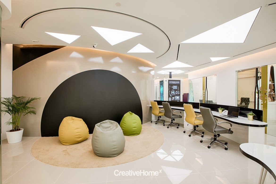 Trendy Office Designed for Maximum Productivity: GI Design - Creativehomex