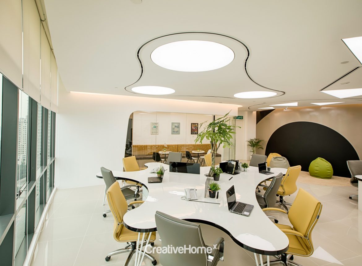 Trendy Office Designed for Maximum Productivity: GI Design - Creativehomex