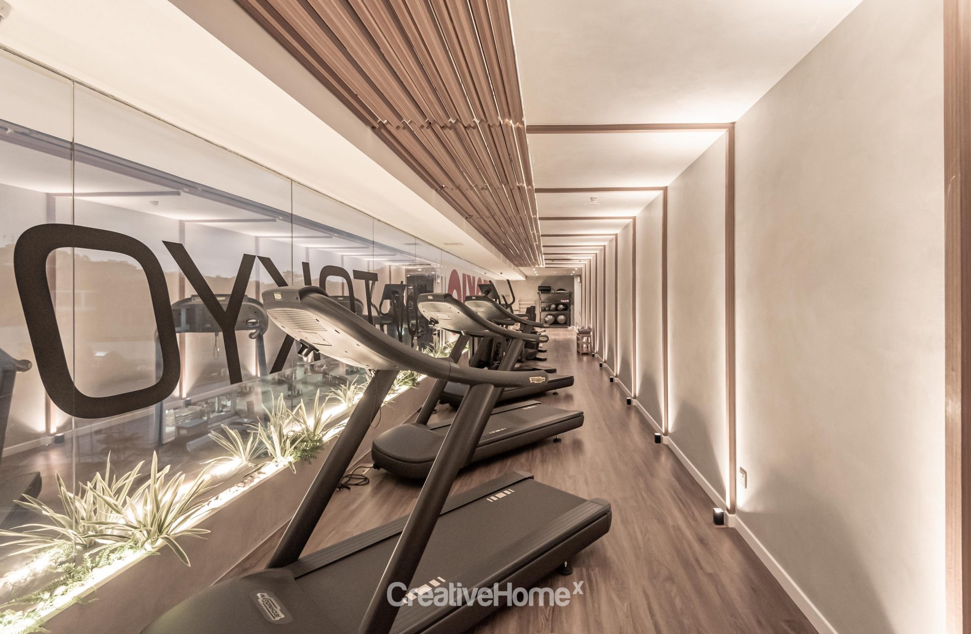 Nature Meets Art in this Japanese Premium Gym: Dot Works - Creativehomex