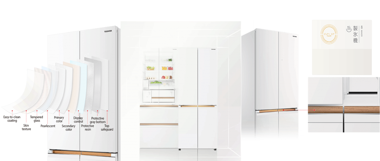Artistry of Freshness: Discover the All-New Toshiba Japandi Fridge ...